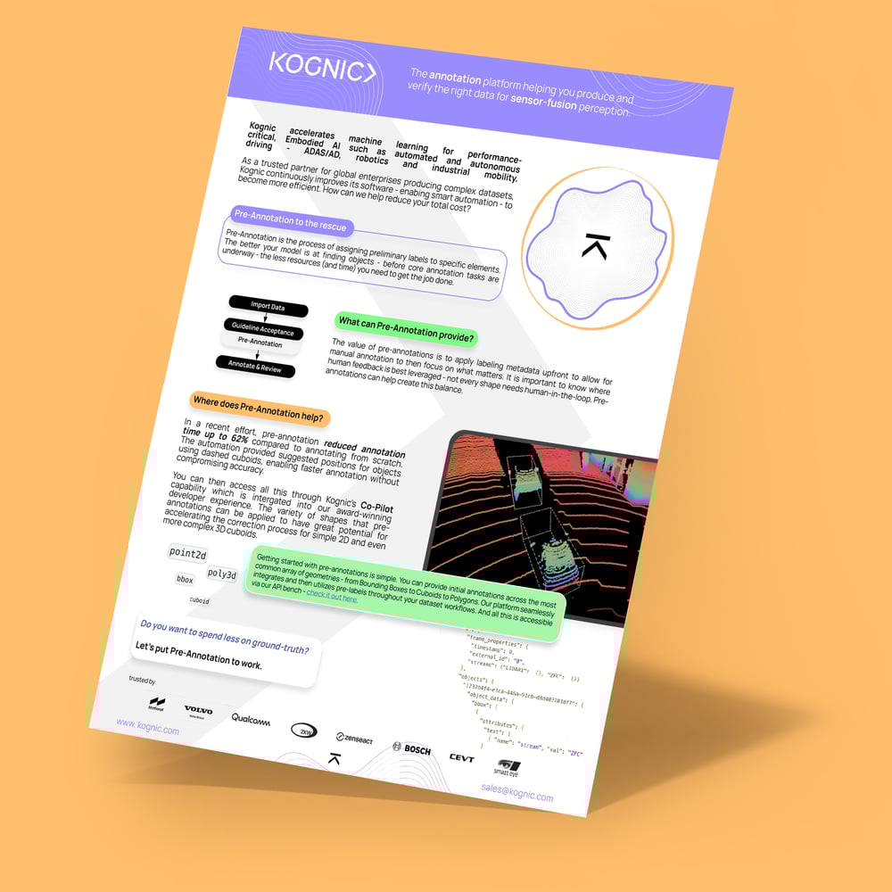 Kognic - The Annotation Platform for Sensor-Fusion